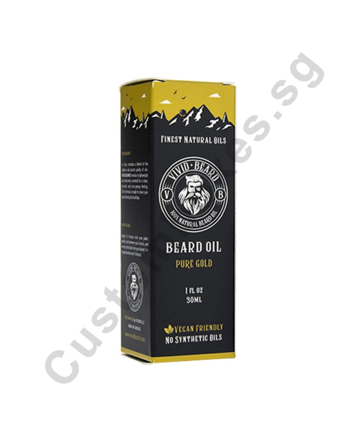 Custom Beard Oil Boxes | Custom Boxes SG