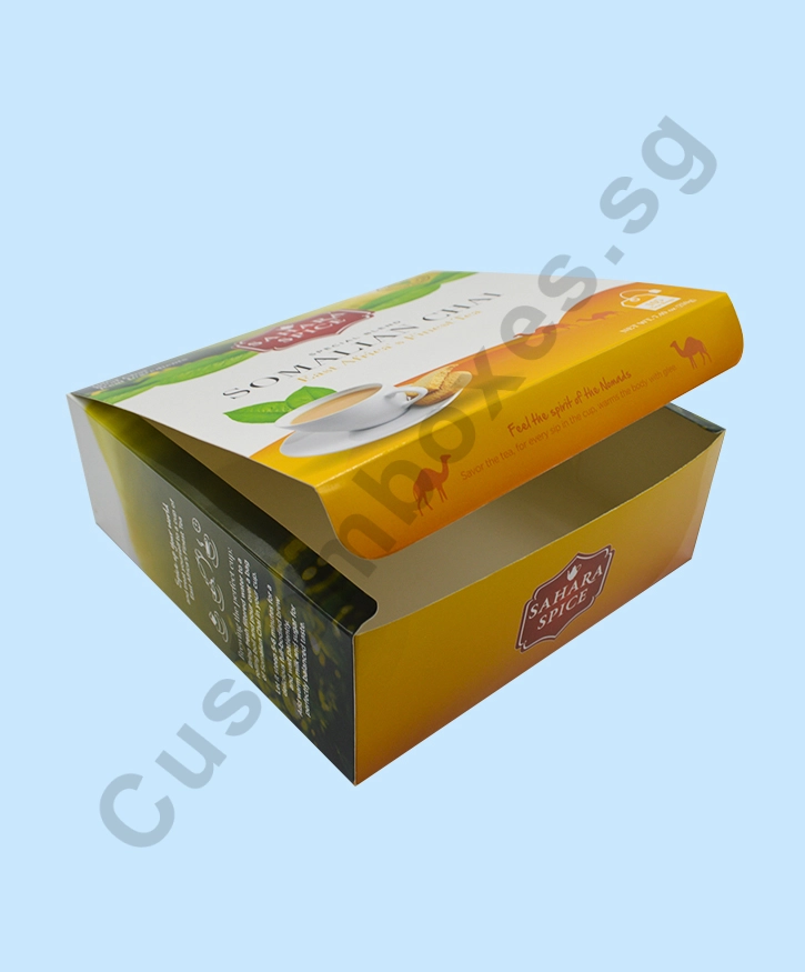 Custom Printed Tea Boxes - Custom Boxes SG