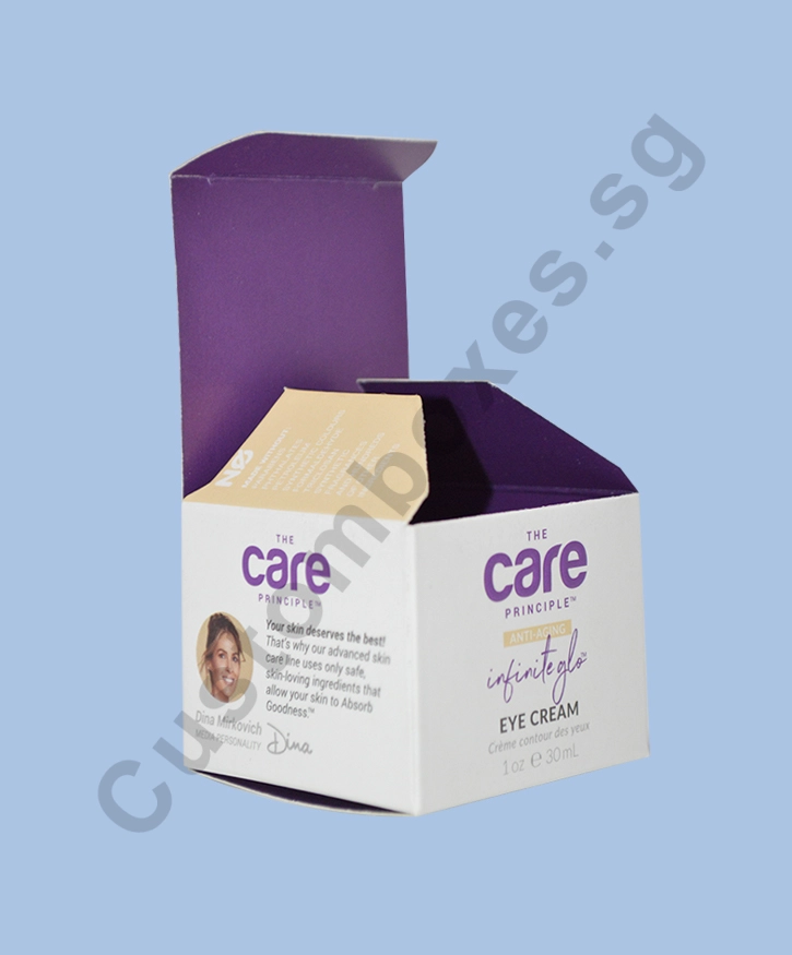 Custom Printed Cream Boxes Packaging Singapore