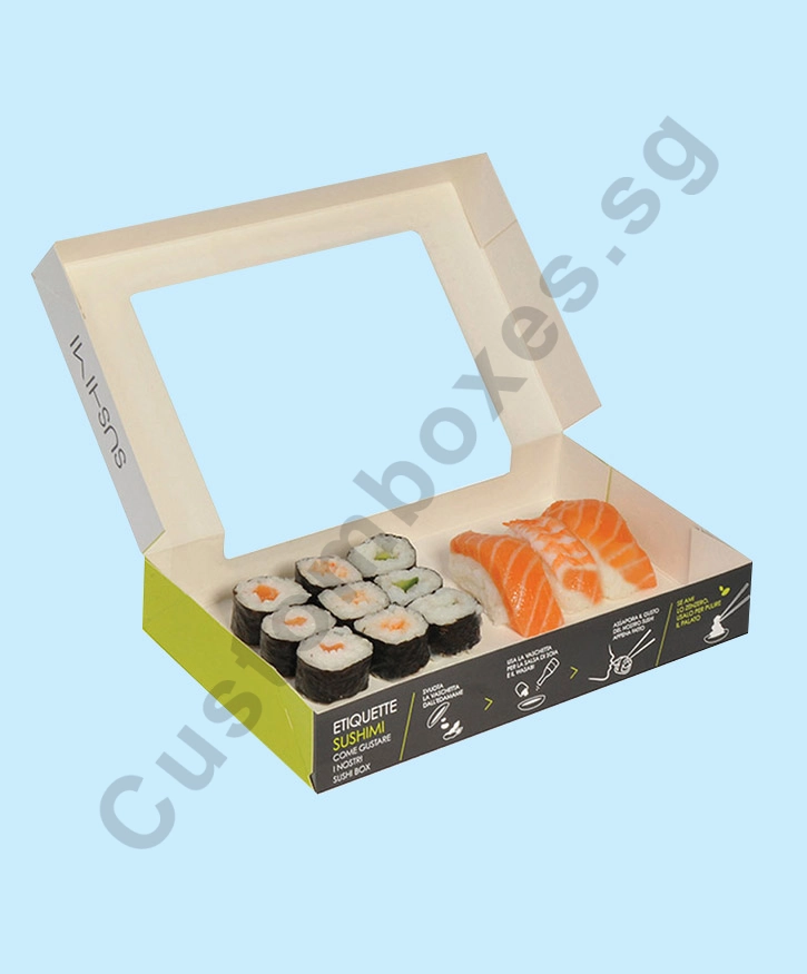Order Custom Boxes For Sushi Packaging | Custom Boxes SG