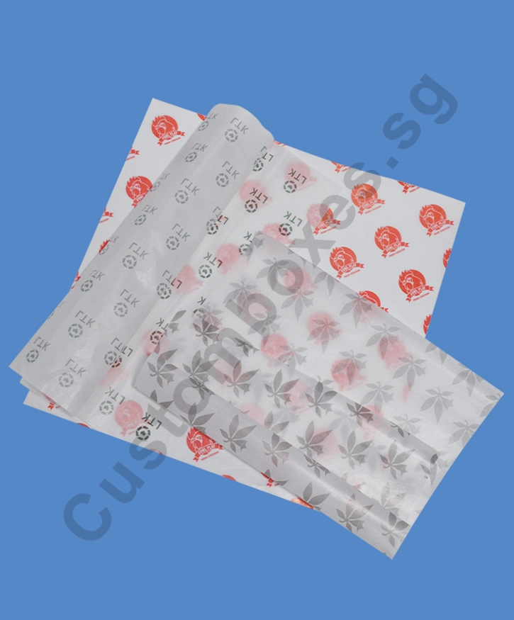 Custom Printed Butter Paper | Custom Boxes SG