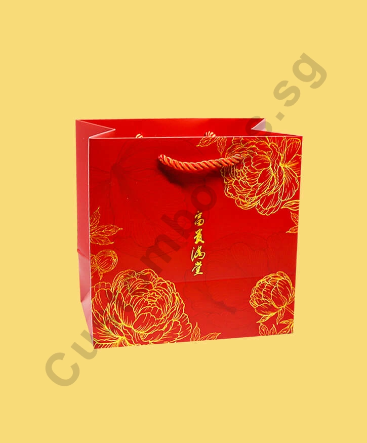 Chinese New Year 2025 Mandarin Orange Paper Bags Singapore