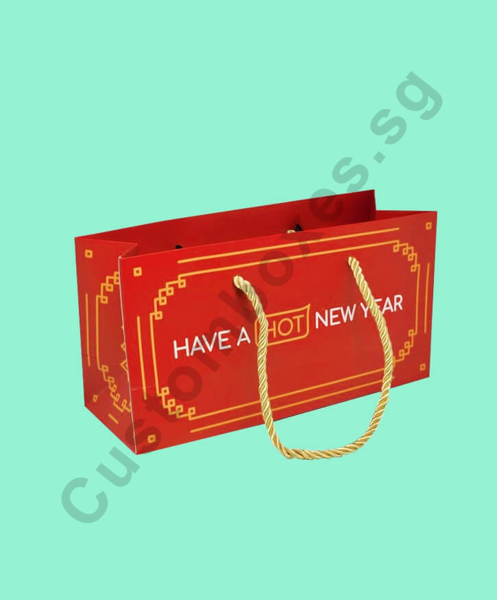 Chinese New Year 2025 Mandarin Orange Paper Bags Singapore