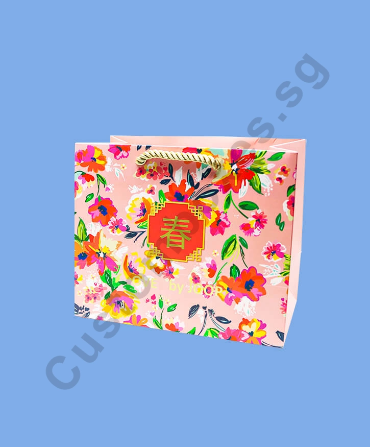 Chinese New Year 2025 Mandarin Orange Paper Bags Singapore