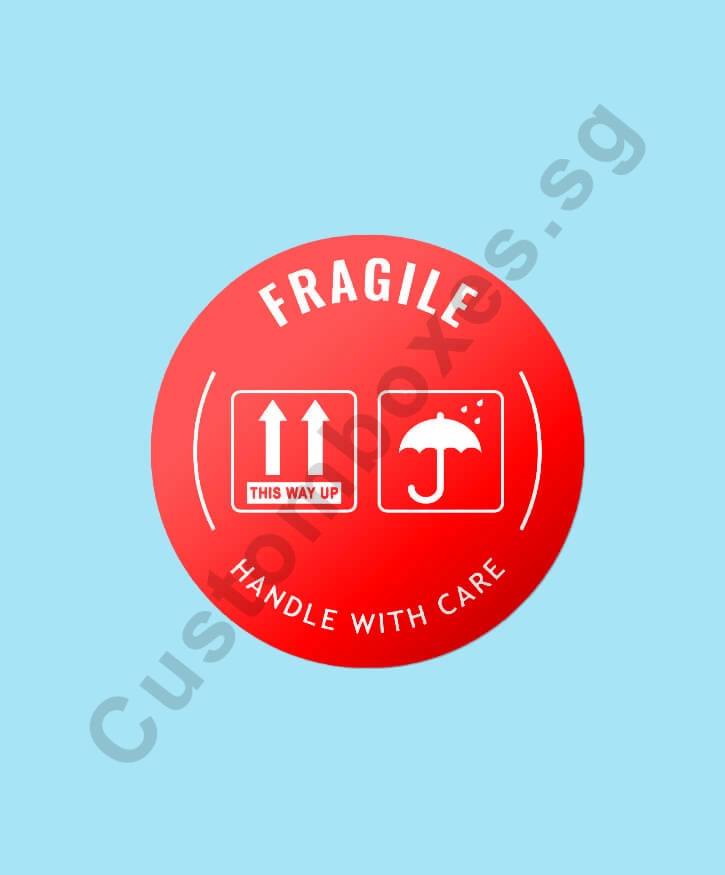 Custom Printed Fragile Stickers & Fragile Labels in Singapore