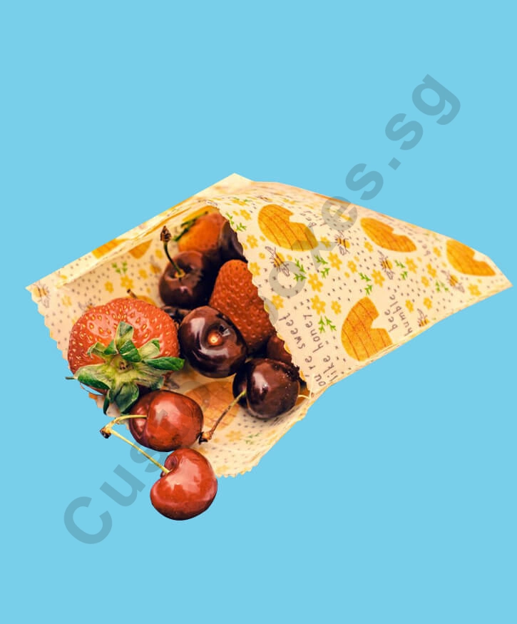 Custom Printed Beeswax Food Wraps - Kraft Wraps in Singapore