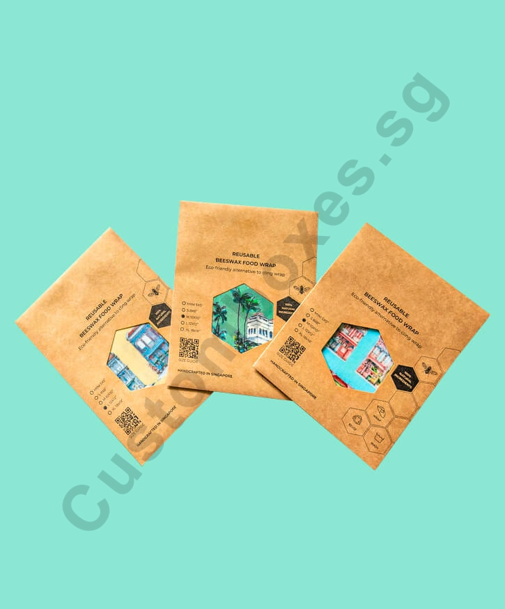 Custom Printed Beeswax Food Wraps - Kraft Wraps in Singapore