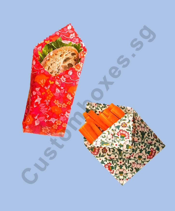 Custom Printed Beeswax Food Wraps - Kraft Wraps in Singapore